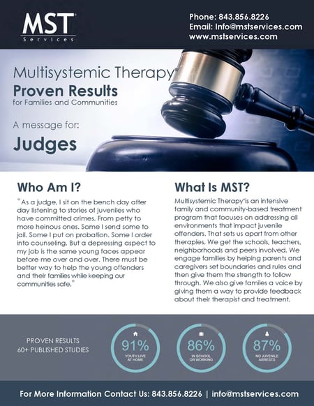 Youth Crime Prevention Programs for Judges | MST Services