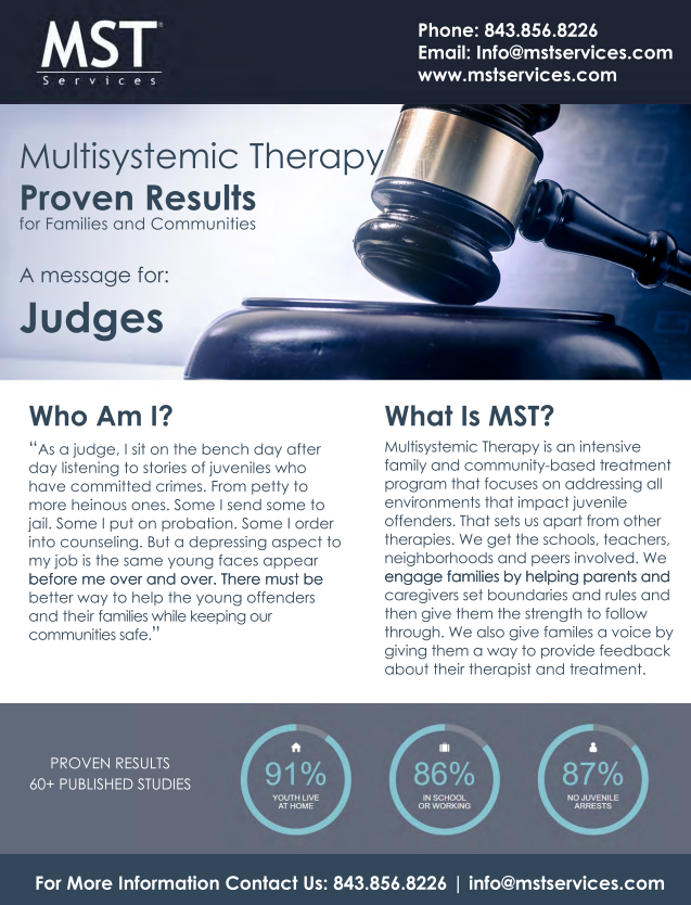 Youth Crime Prevention Programs for Judges | MST Services