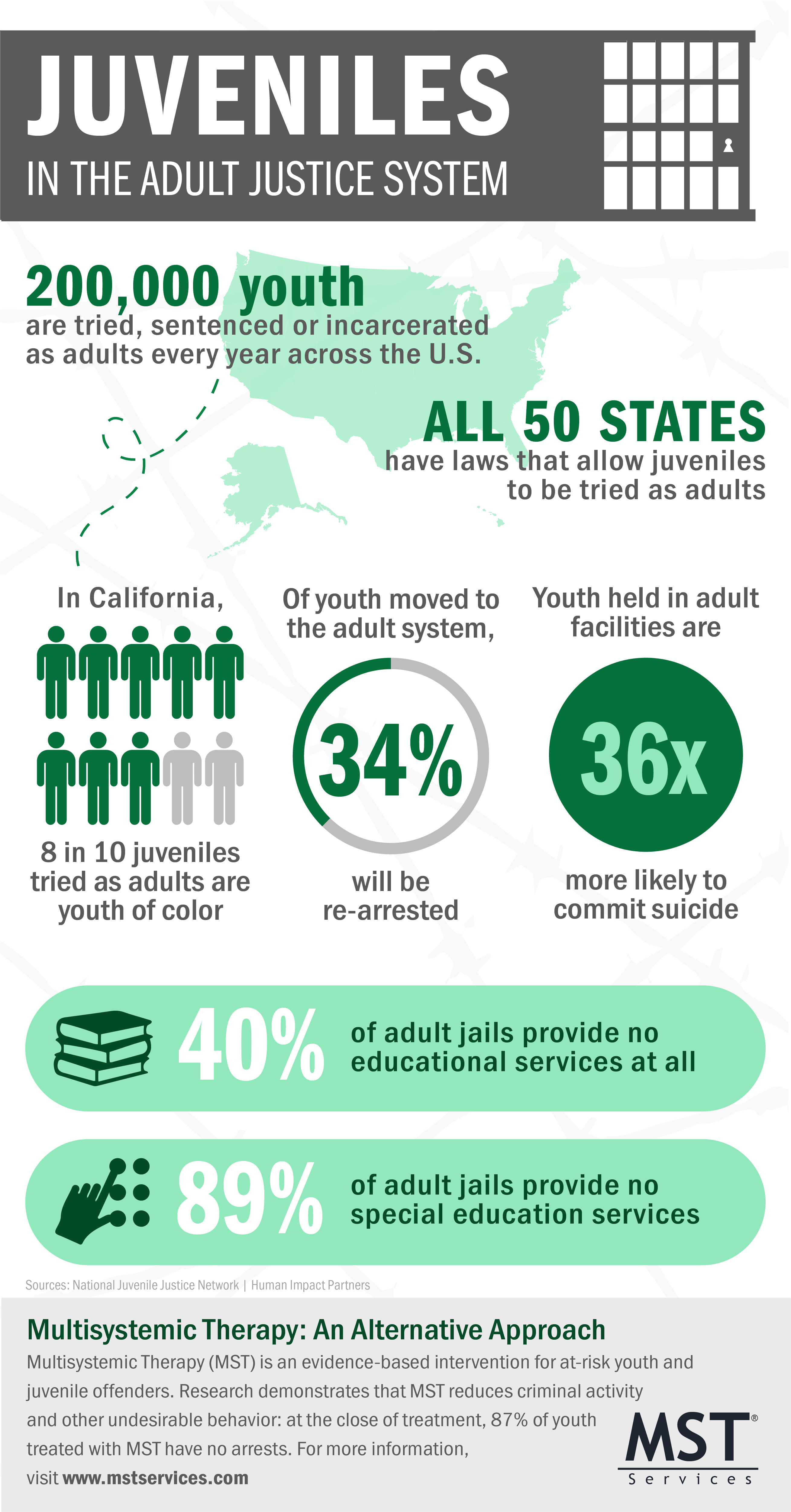 Juveniles in the Adult Justice System